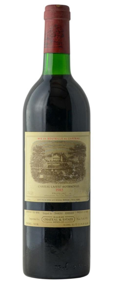 Buy 1983 Lafite-Rothschild bin scuffed/soiled label 750ML Online
